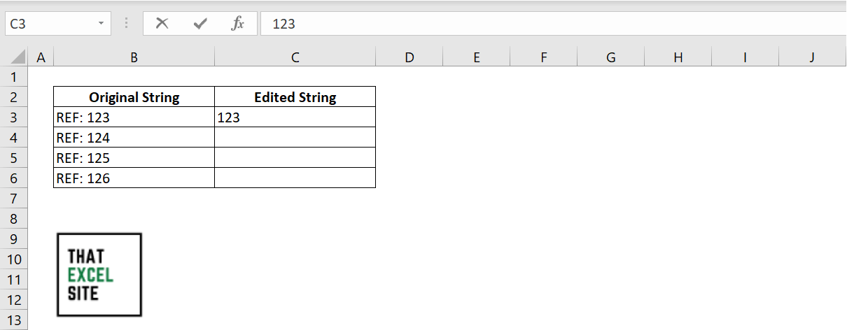 Excel: Remove Characters from the Left or Right of a String