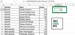 How to Calculate a Median IF Function in Excel (Conditional Median ...